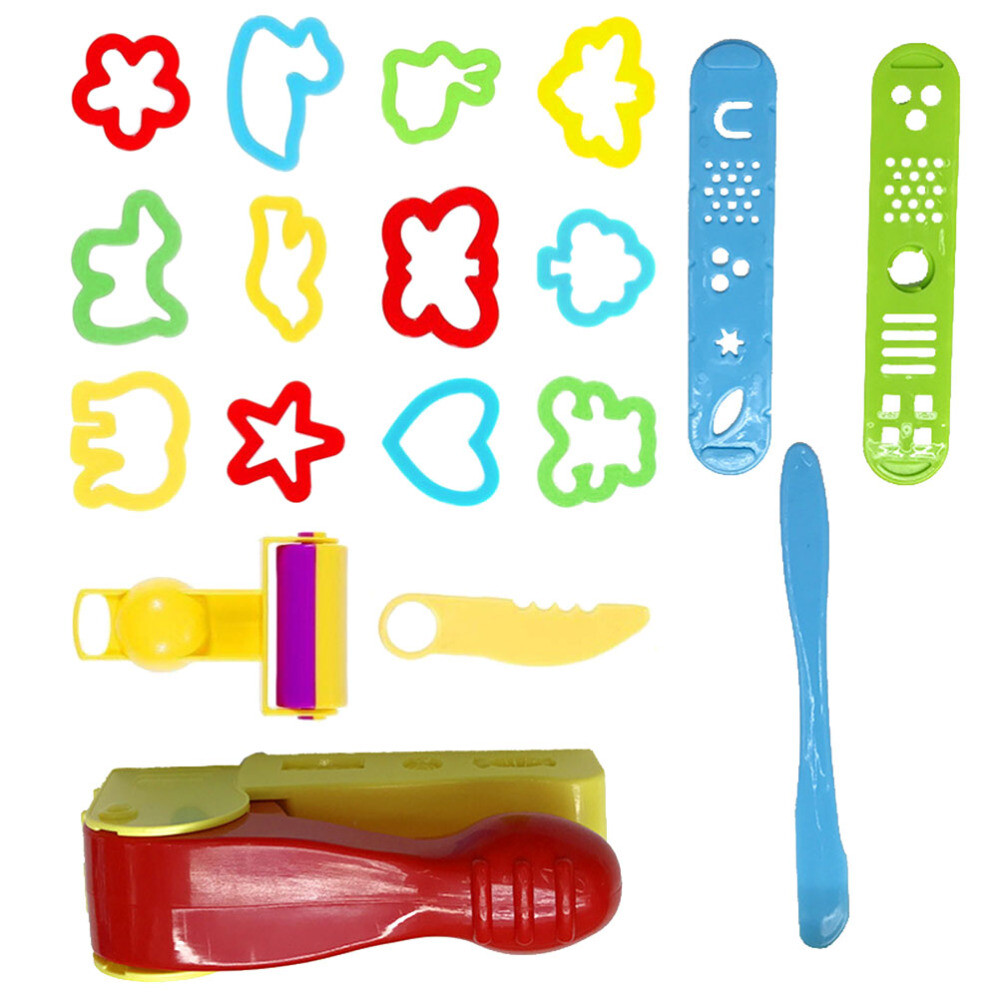 18-teiliges Kinder Ton-Set mit verschiedenen Designs und Werkzeugen | eBay