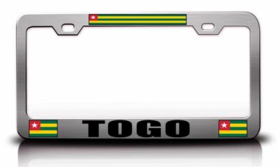 TOGO Flag Steel License Plate Frame | eBay