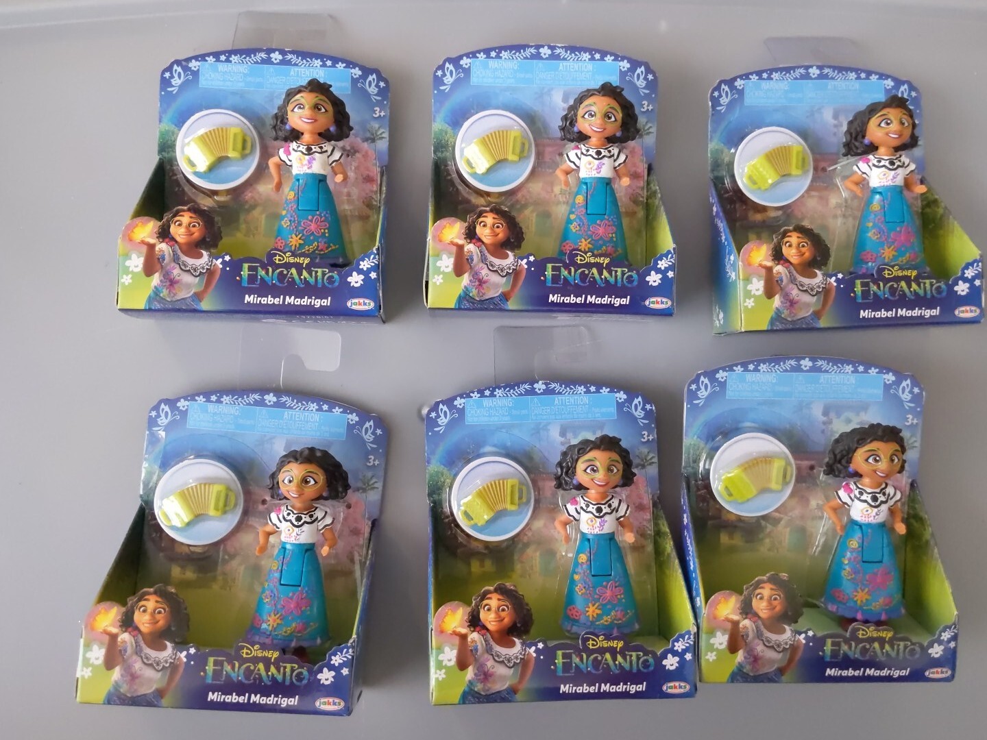Lot of 6 Disney ENCANTO Movie 3" Action Figure MIRABEL MADRIGAL w ...