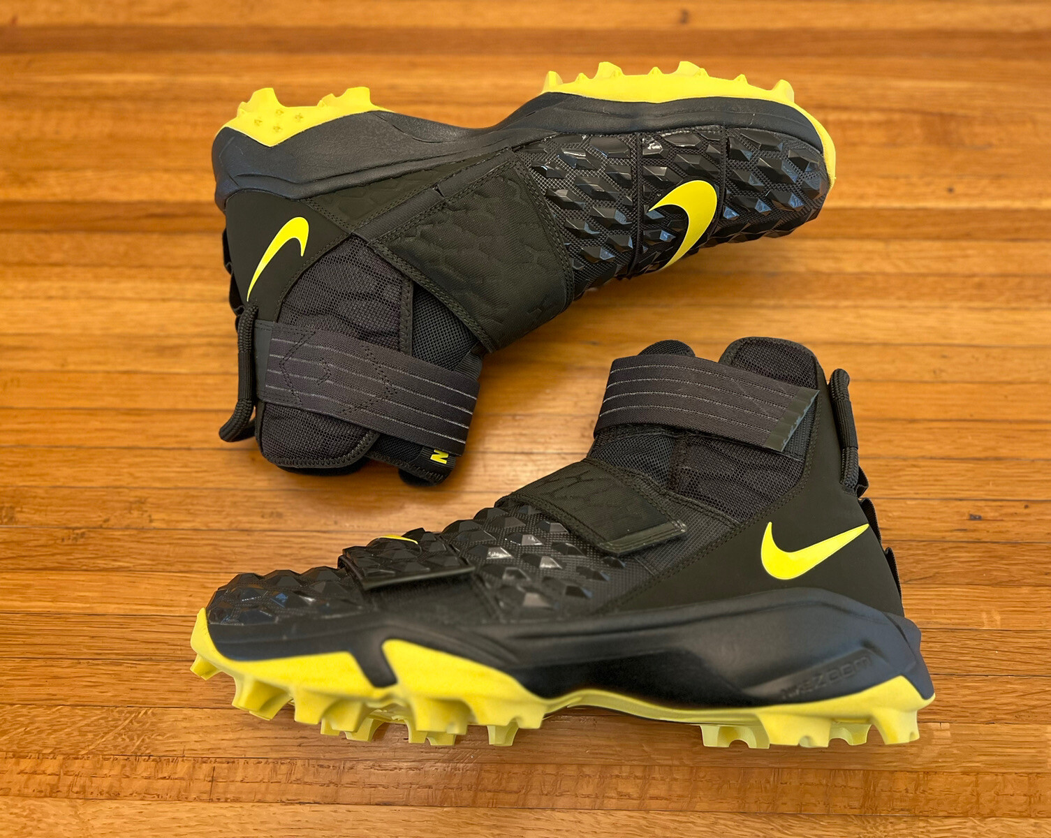 Size 14 Nike Oregon Ducks Force Savage Elite 2 Shark Football Cleats ...