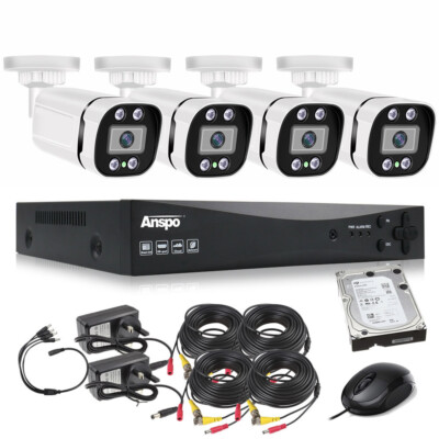 CCTV Camera DVR System 8 Channel 1080P HD Outdoor Night Vision With ...