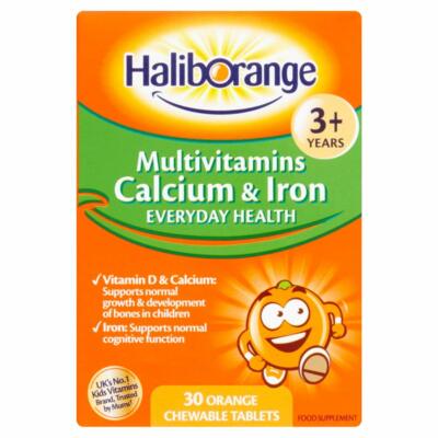 Haliborange Seven Seas Kids Multivitamins Calcium & Iron 30 Chewable ...