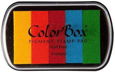 Color Box Pigment Ink Stamp Pad PRIMARY 19001 Sealed! Brand New ...