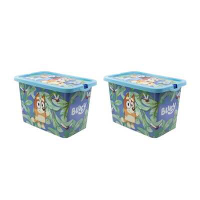Bluey Storage Boxes 7L Pack of 2 | eBay UK