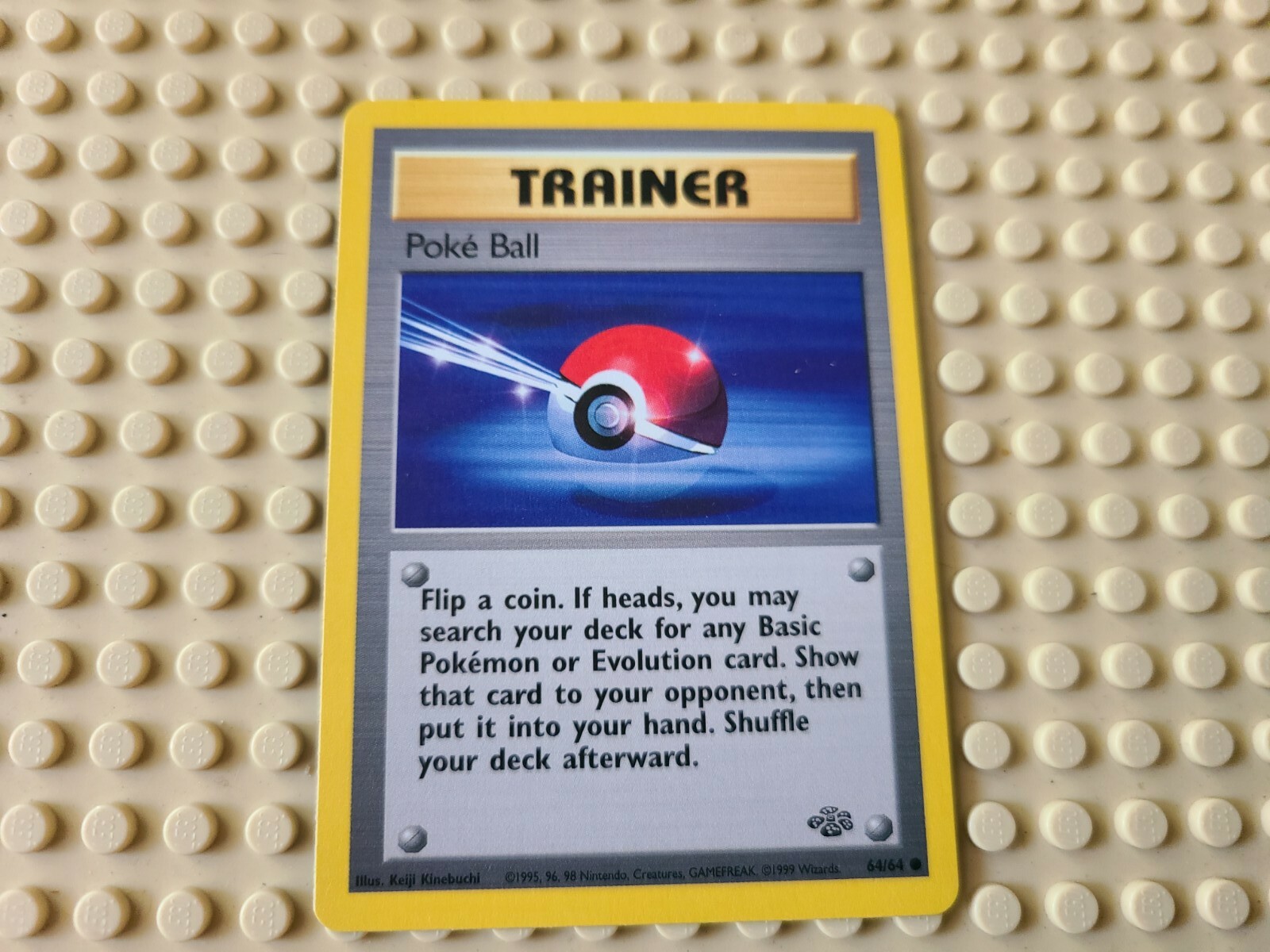 POKEMON POKEBALL TRAINER 64/64 CARD NEW 1999 JUNGLE SET 1 0WNER | eBay