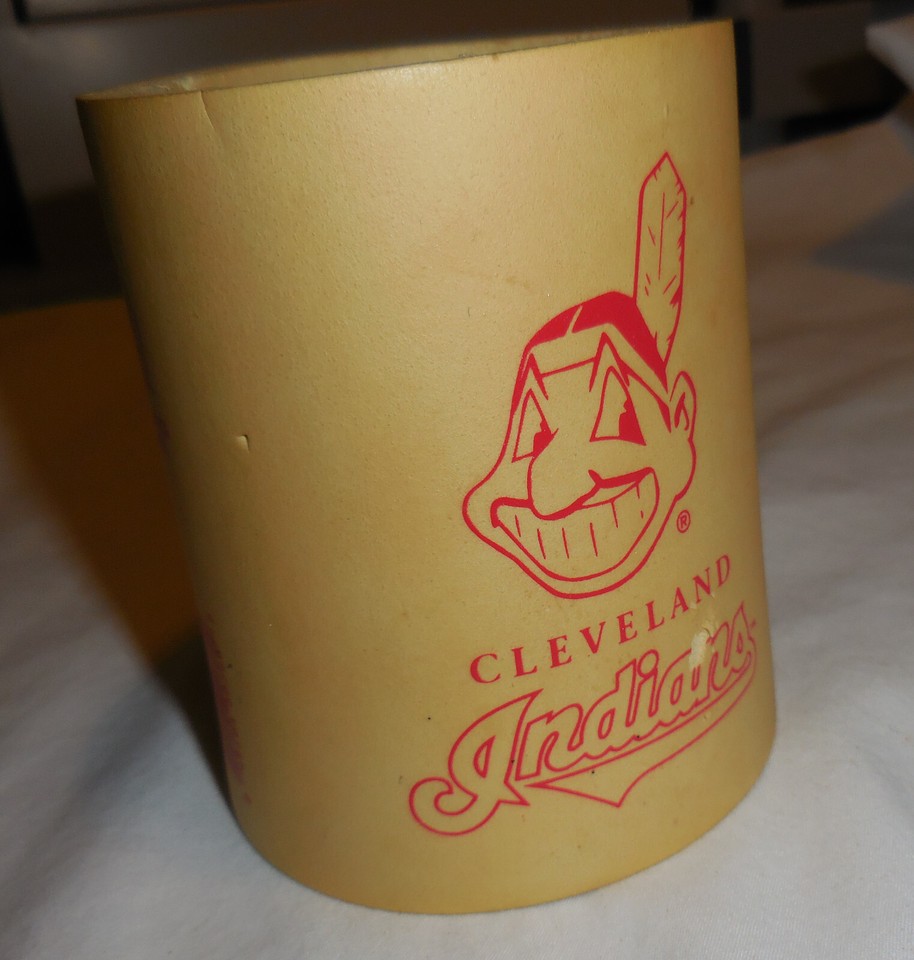 1 Cleveland Indians Chief Wahoo Can Cozie MLB Baseball,VTG,Guardians | eBay