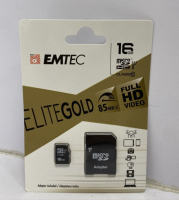 EMTEC 16GB Memory Card with Adapter | eBay