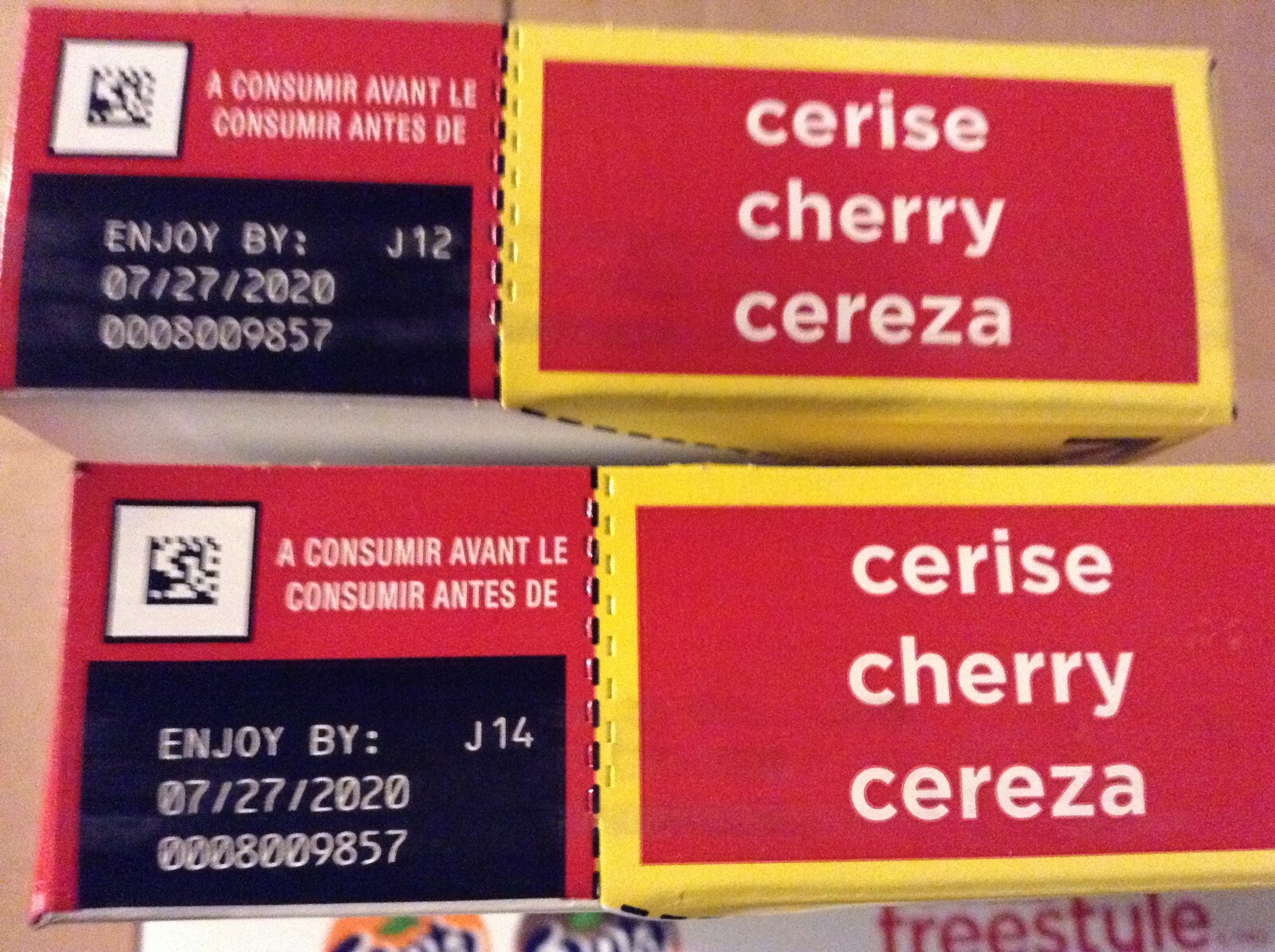 2 Coca Cola Freestyle Cartridge Refill Cherry, Soda Concentrate 07/27 ...