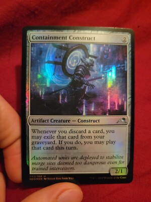 Mtg Containment Construct FOIL Kamigawa: Neon Dynasty Pack Fresh NM | eBay