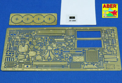 SCHWIMMWAGEN TYPE 166 PHOTO-ETCHED DETAIL SET (to TAMIYA) #35080 1/35 ...