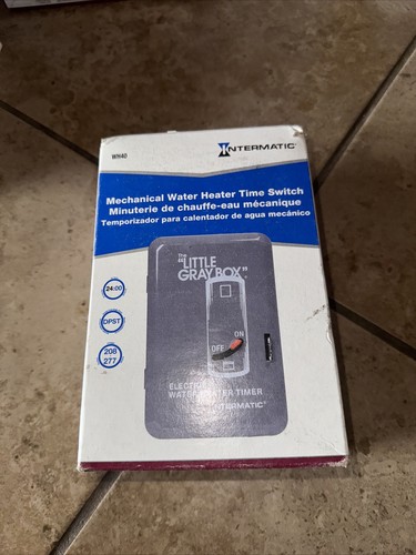 Intermatic WH40 Mechanical Timer 24 Hour DPST On/Off Water Heater ...
