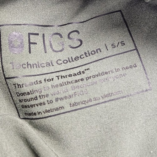 Figs Scrubs Technical Collection Pants Small Green Tapered Leg Medical ...