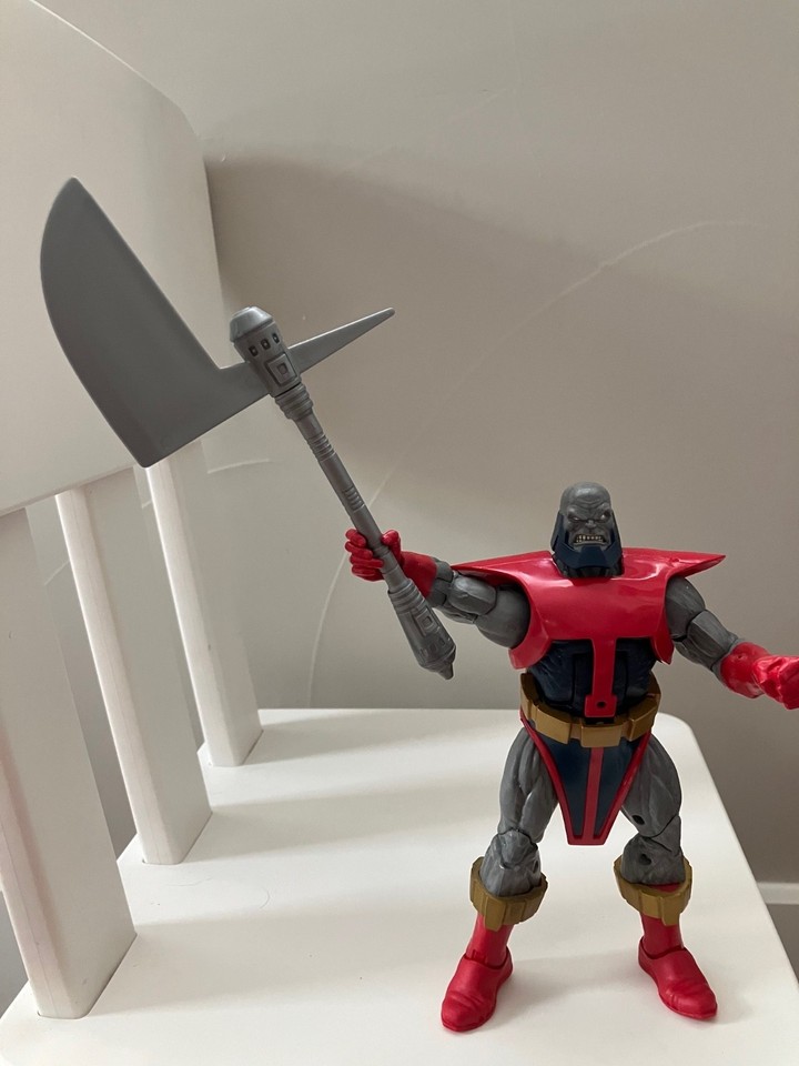 Marvel Legends TERRAX Build-a-figure 2012 100% Complete w/ Cosmic Axe ...