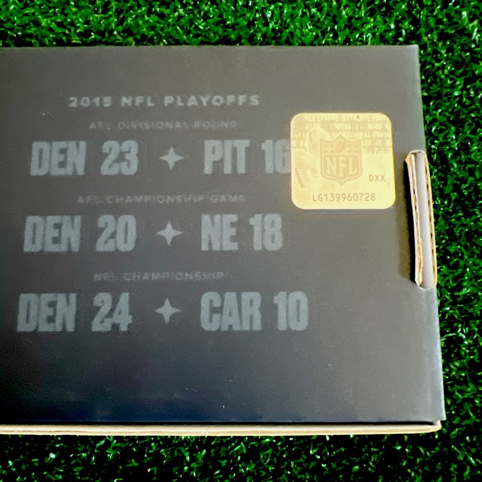 DENVER BRONCOS SUPER BOWL 50 COMMEMORATIVE GOLD CHAIN STADIUM ISSUED 10 ...