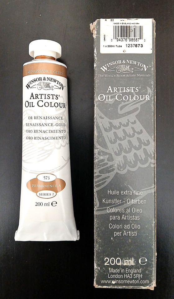 Artist's Quality Oil Paint: 150+ml Renaissance Gold from Winsor ...