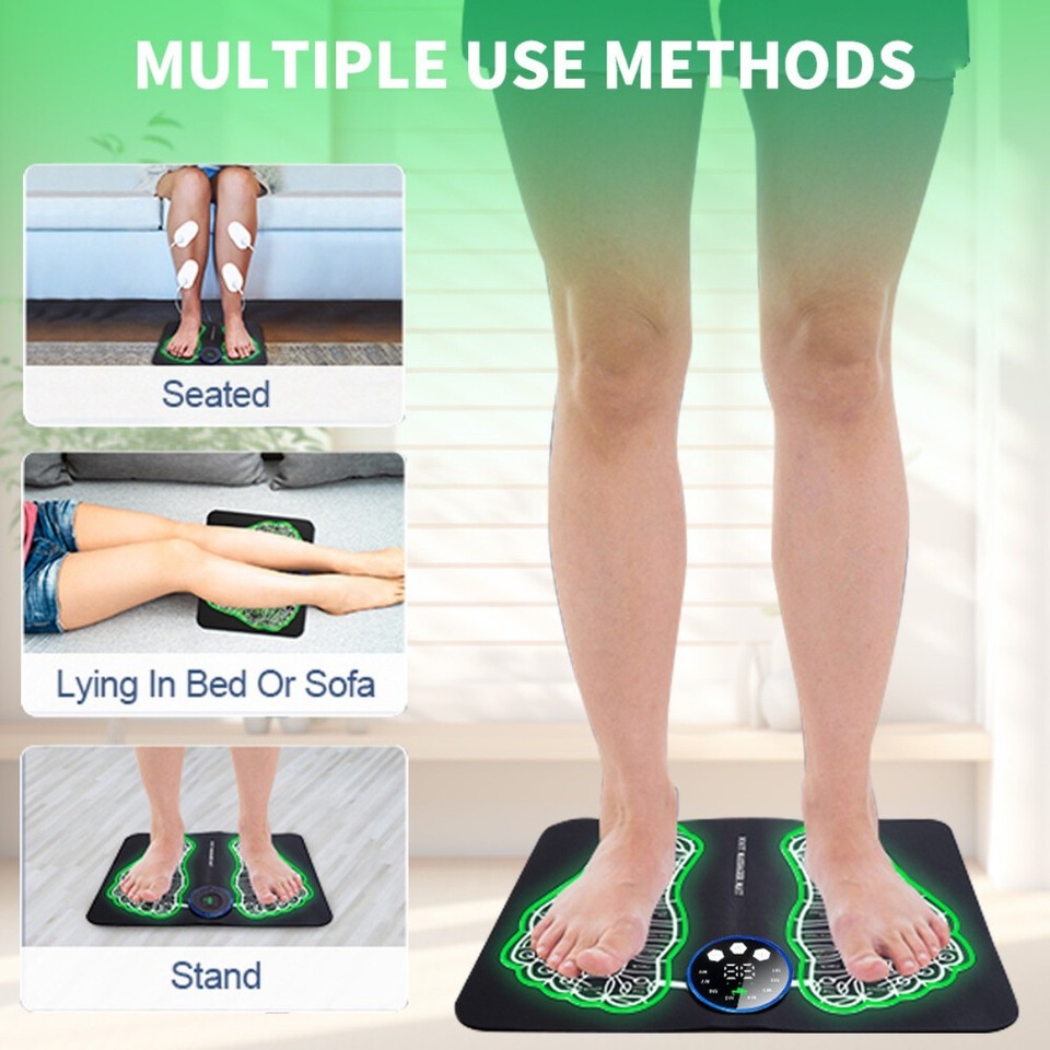 EMS Neuropathy Foot Massager Mat -Restural EMS Foot Pad for Muscle Pain ...