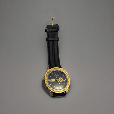 Vintage Cassant Men’s GMT Retro Unique Watch Black Dial Black Leather ...