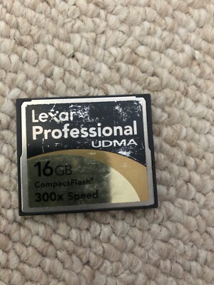 Lexar Compact Flash Card Professional 16GB 300x Speed UDMA | eBay