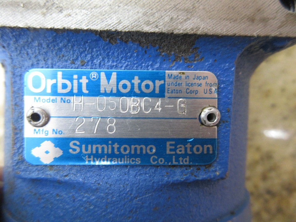 Sumitomo Eaton Orbit Motor H-050BC4-G Mfg 278 Hydraulische | eBay