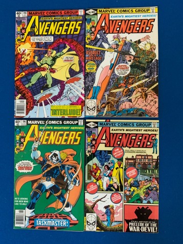 Avengers #194 #195 #196 #197 1980 1st Taskmaster Marvel Comics David ...