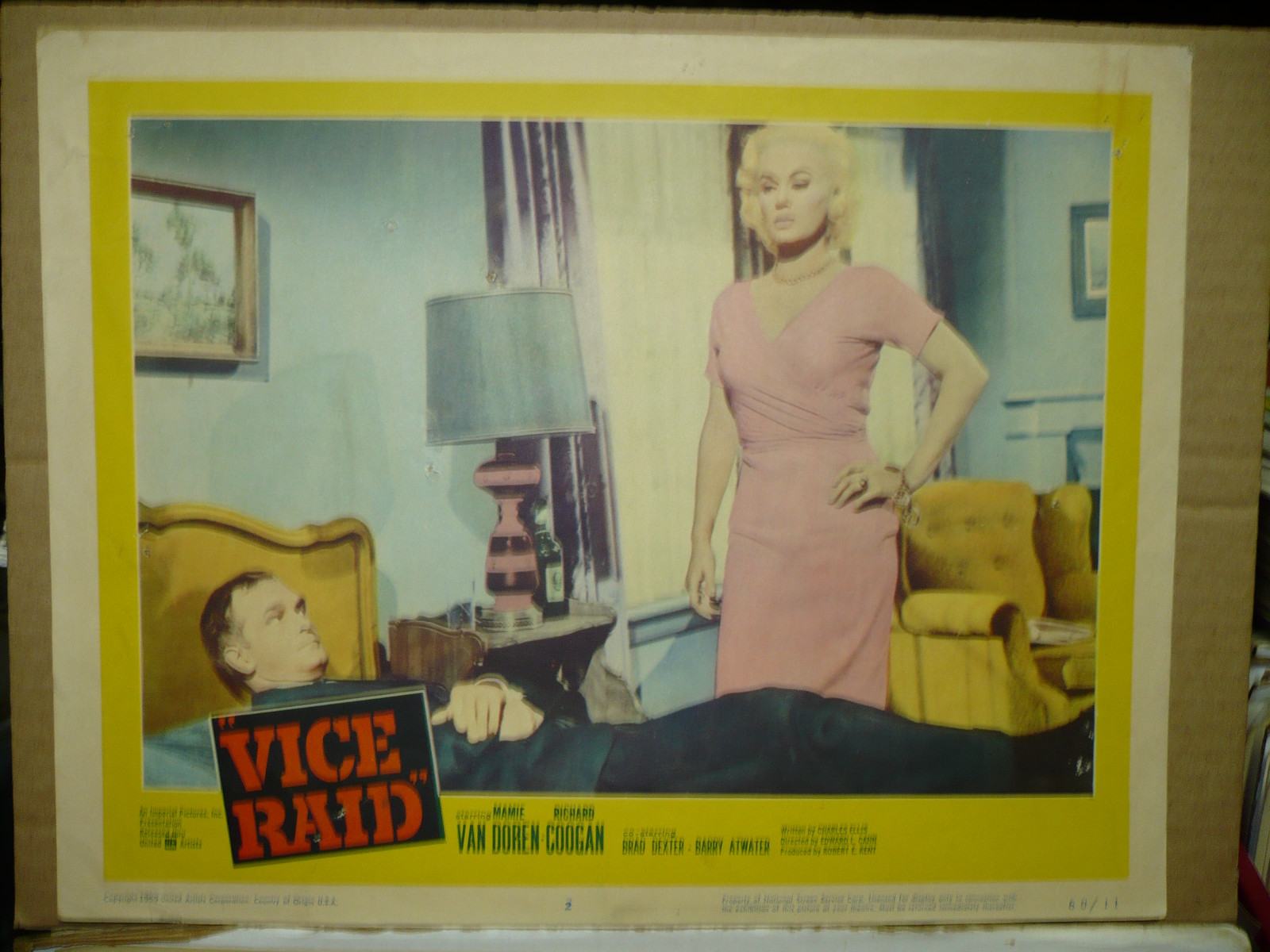 VICE RAID, orig 1960 LC #2 (Mamie Van Doren, Richard Coogan) - BAD GIRL ...