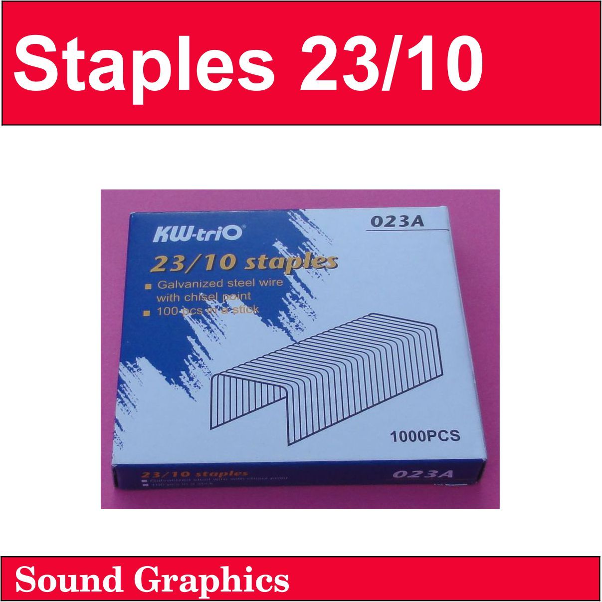 Heavy Duty Staples 23/10 Standard 23 serial 10mm Leg 60 Sheets Of 80gsm ...