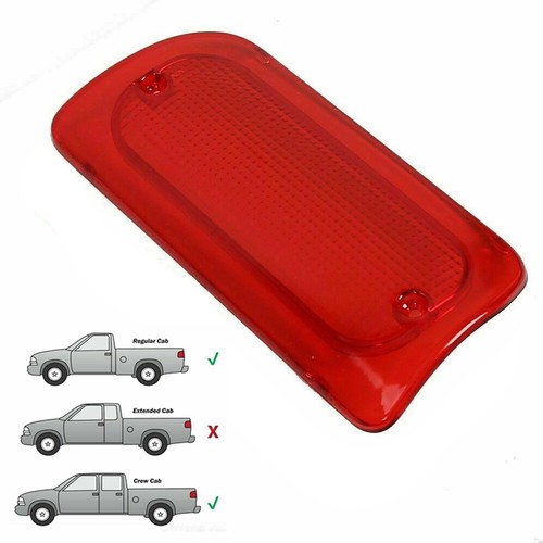 High 3rd Brake Light Lens Red Fit For 94-04 Chevy S10 GMC Sonoma Reg Or ...