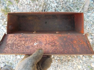 Allis Chalmers WD 45 WD45 tractor AC fender mount tool box w/ lid | eBay