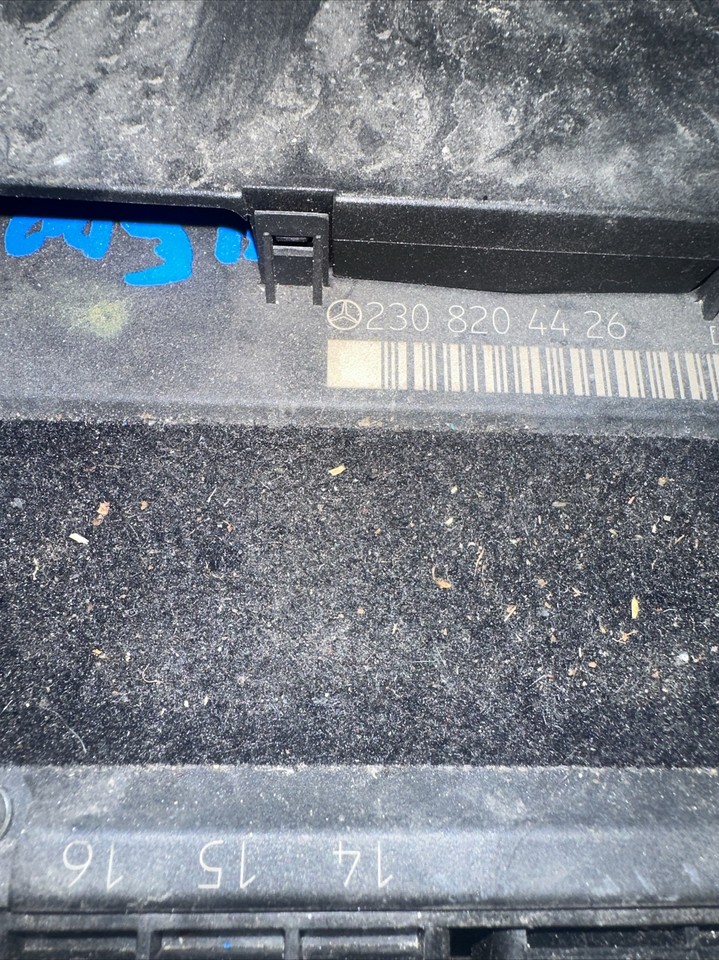 03-06 Mercedes R230 SL500 SL55 AMG Right Side Under Seat Control Module ...