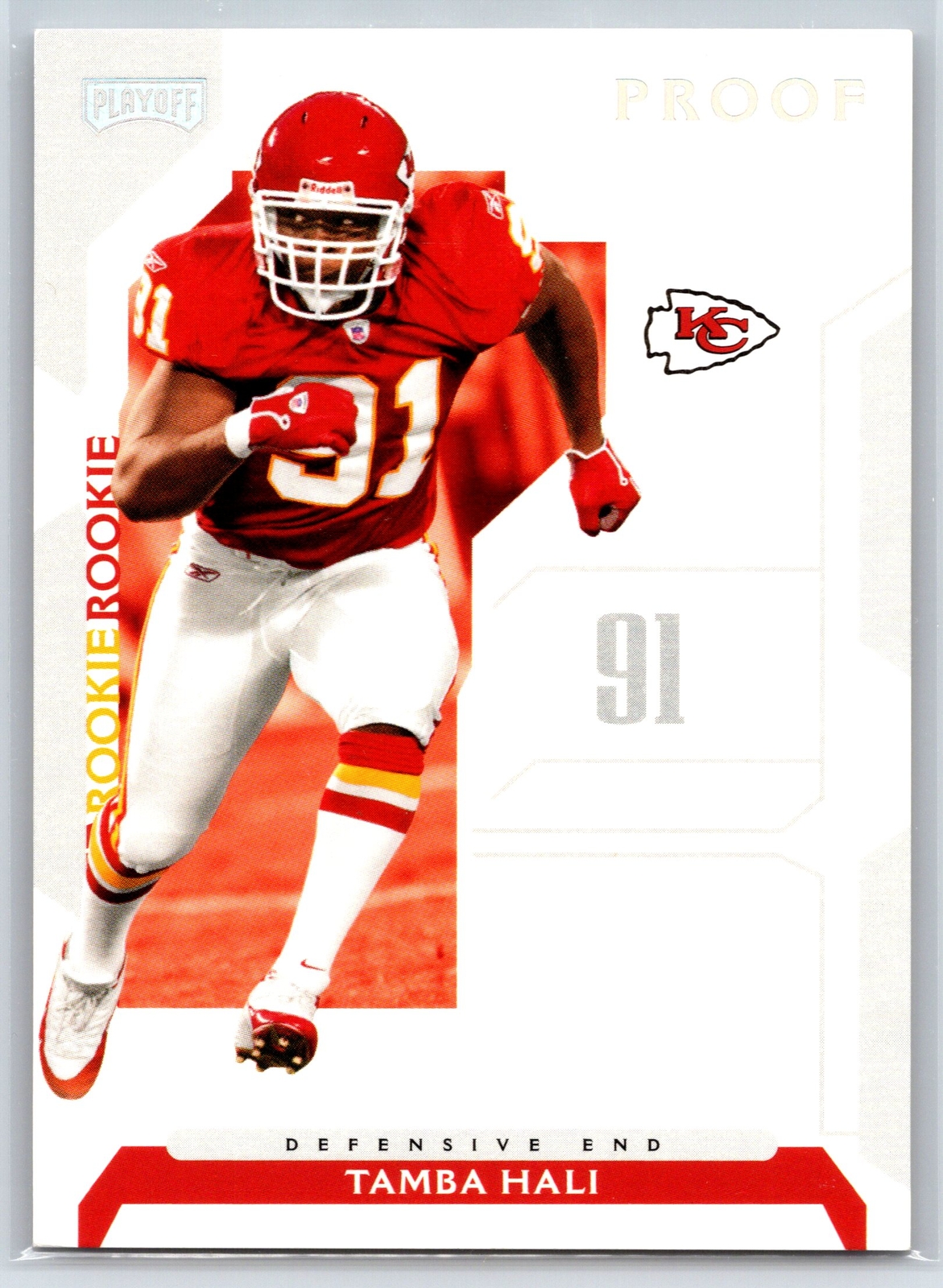 2006 Playoff NFL Playoffs Tamba Hali #90 Silver Proof #/250 10003220 | eBay