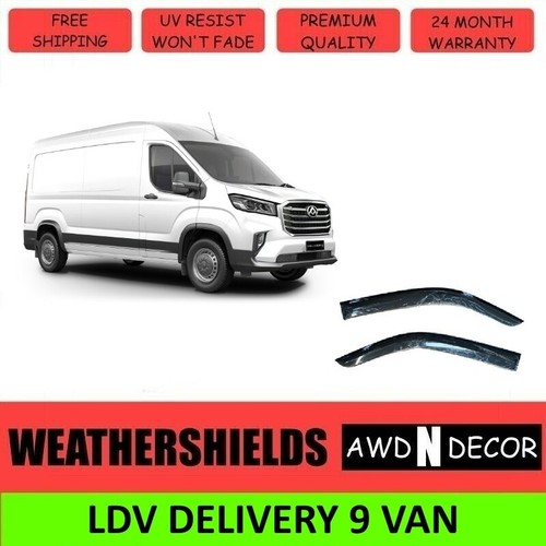Weathershields, Weather shields for LDV Delivery 9 Van Window Visor ...