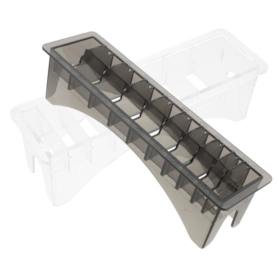 2pcs Limit Comb Organizer Clipper Comb Holder Rectangular Case Hair ...