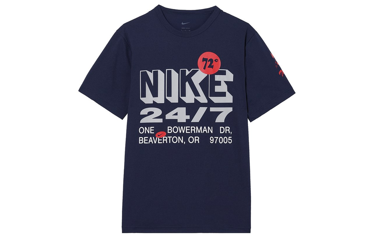 Nike T Shirt Men's Obsidian Color FN3989-451 | eBay