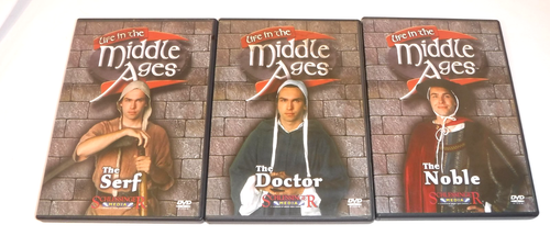 3 DVD Lot LIFE IN THE MIDDLE AGES Series: The Noble, The Serf, The ...