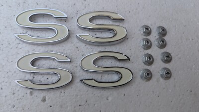 New 1969-1972 Chevelle SS Fender Emblems 4-piece set 396-454 1970 1971 ...