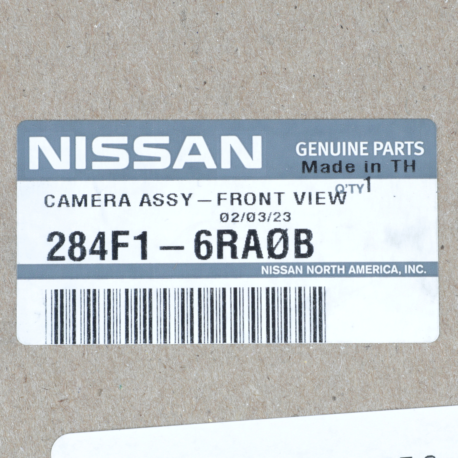 Genuine Nissan Camera Assembly - Front View 284f1-6ra0b for sale online ...