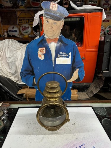 Early Vintage GRAY & DAVIS 819 Brass 3 Tier Bale Side Lamp Light ...