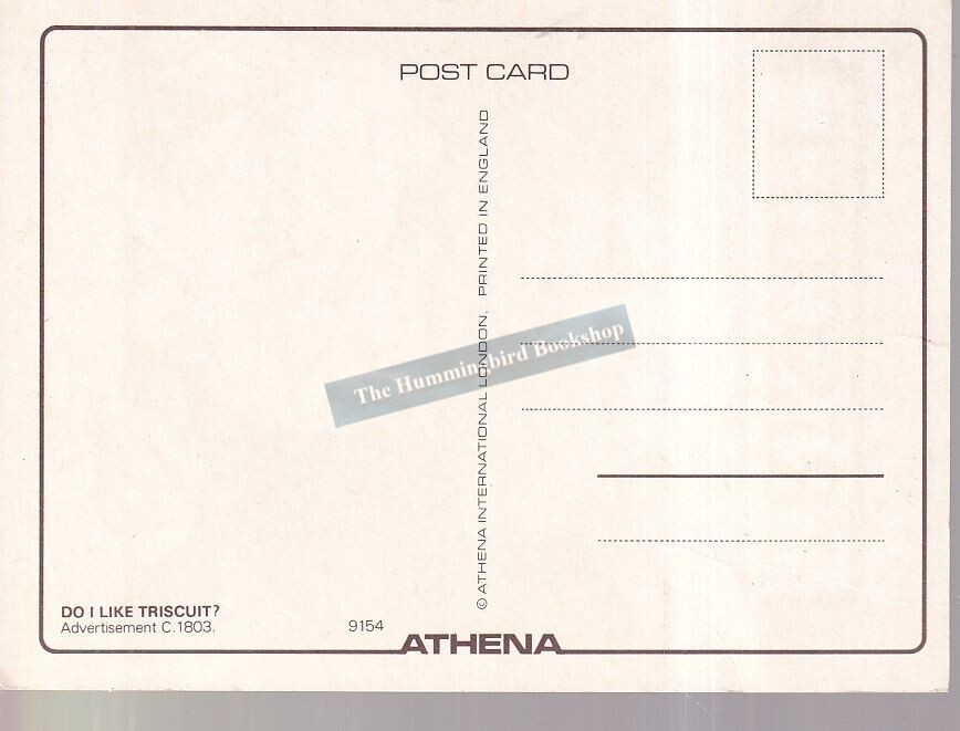 Do I Like Triscuit? c.1803 Athena Postcard #9154 Advertisement ...