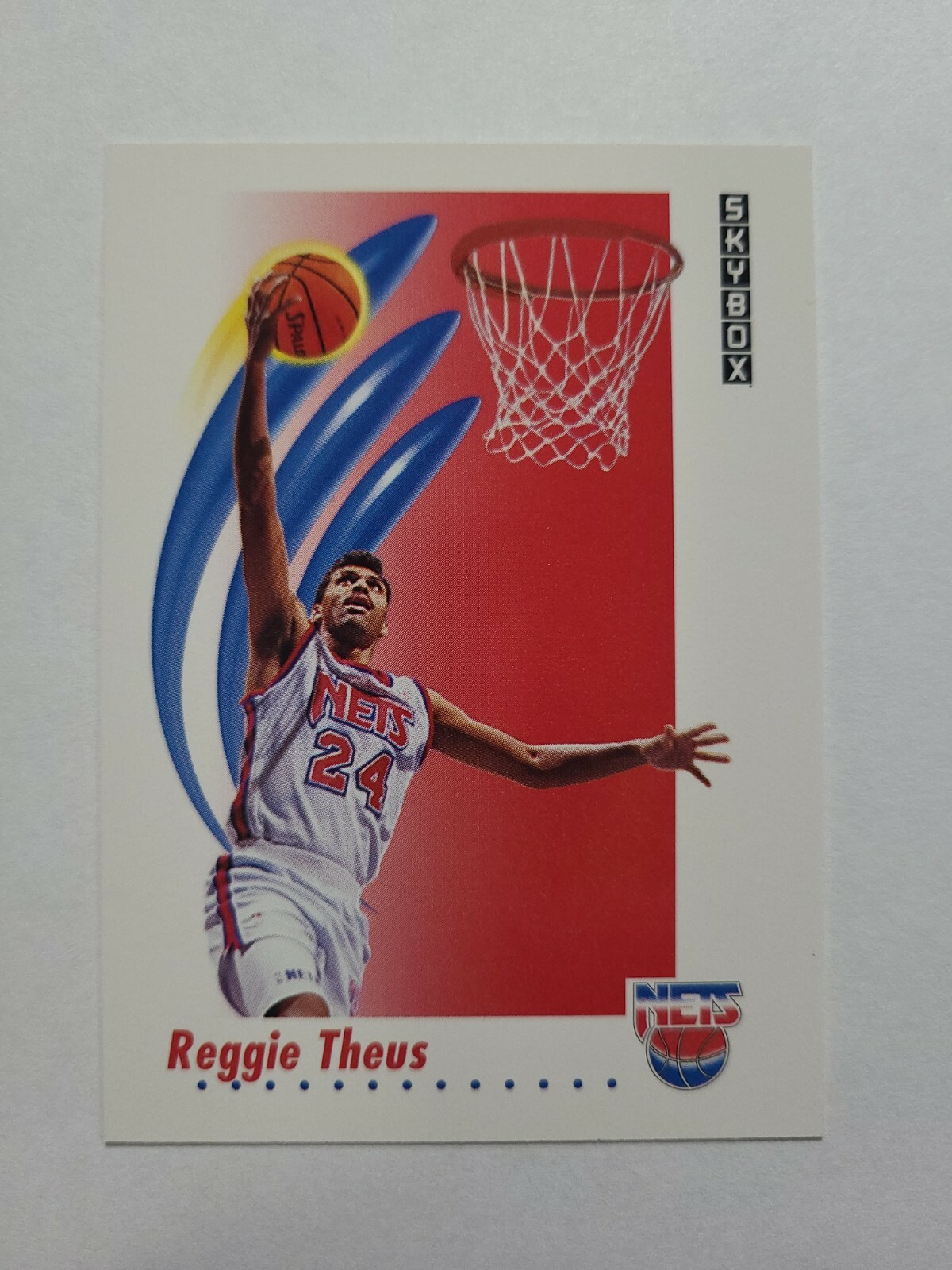 REGGIE THEUS 1991-92 SKYBOX BASKETBALL CARD # 187 E5919 | eBay
