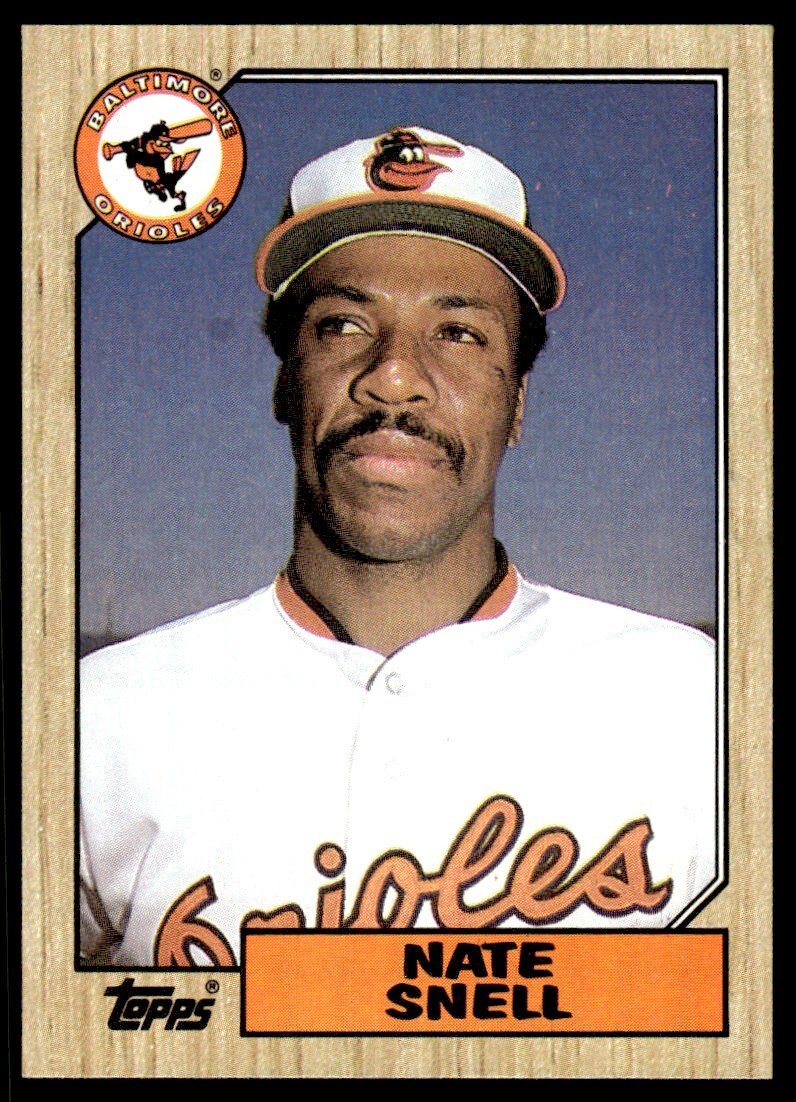 1987 Topps Baseball Card Nate Snell Baltimore Orioles #86 | eBay