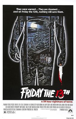 FRIDAY THE 13TH (1980) Movie Poster - Horror - Jason Voorhees | eBay