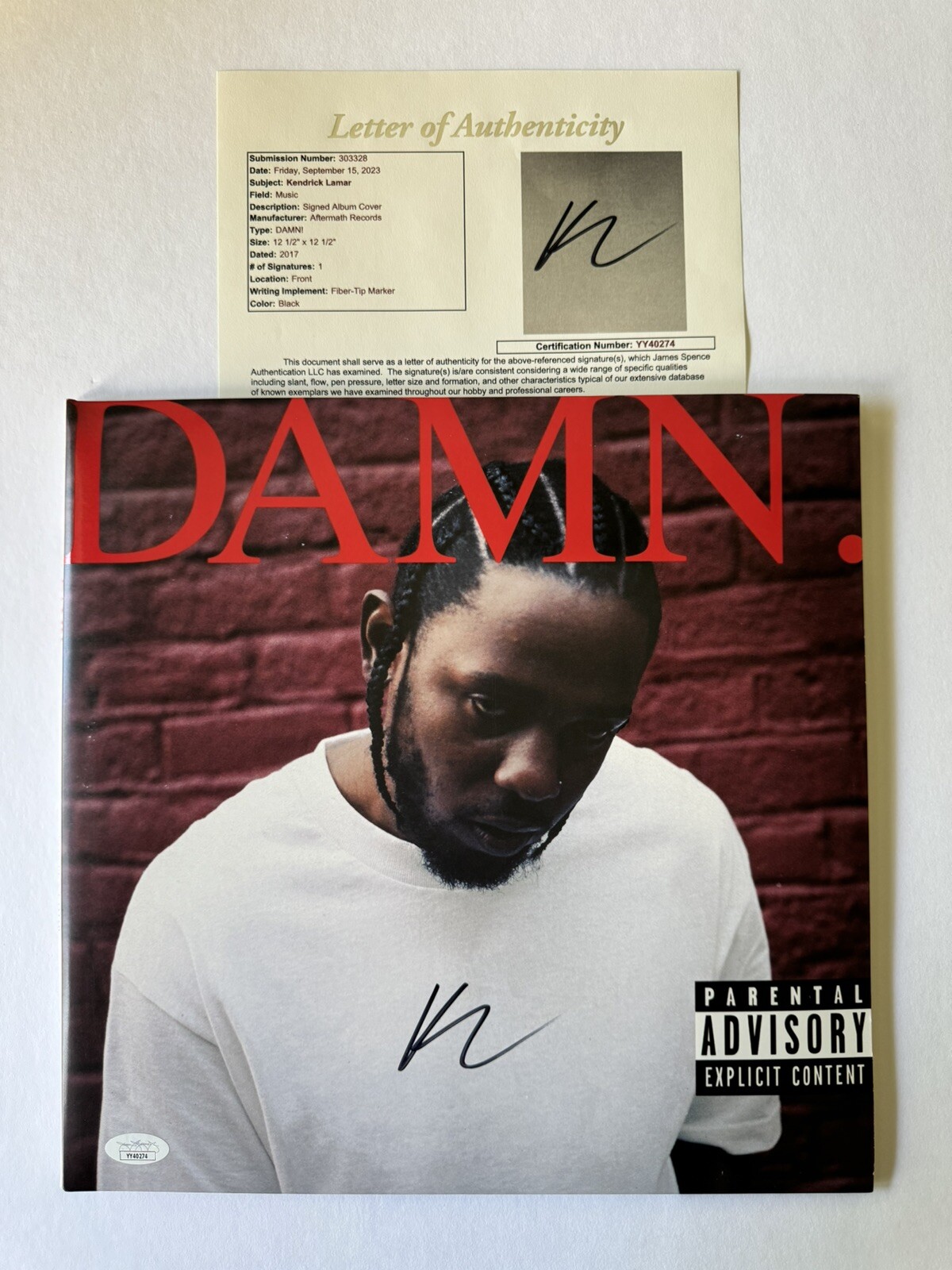 Kendrick Lamar Autographed Memorabilia | Signed Photo, Jersey ...