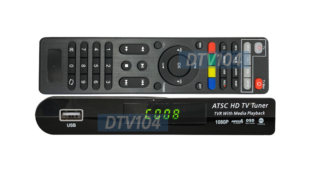 DTV Antenna Receiver/Recorder + Closed Caption EPG Schedule Recording ...