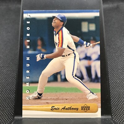 1993 Upper Deck Home Run Heroes Houston Astros Baseball Card #HR22 Eric ...