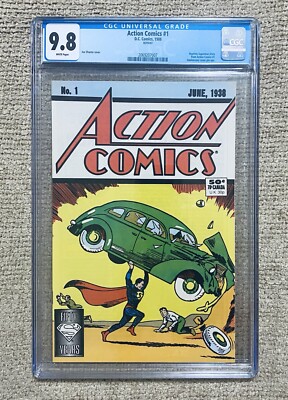 ACTION COMICS #1 (1988), Reprints SUPERMAN Story ACTION COMICS #1, 1938 ...