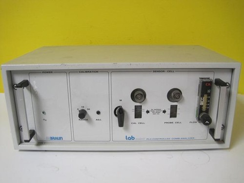 MBRAUN MB-OX-KOH-PLC OXYGEN PROBE 0-1000 PPM PLC CONTROLLED COMBI ...