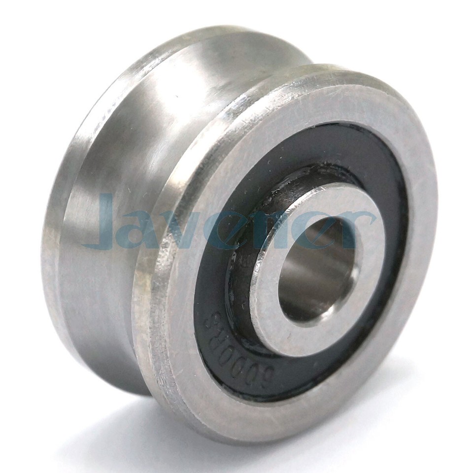 8x30x14mm U Groove Width 8mm Guide Pulley Sheave Sealed Rail Bearing | eBay