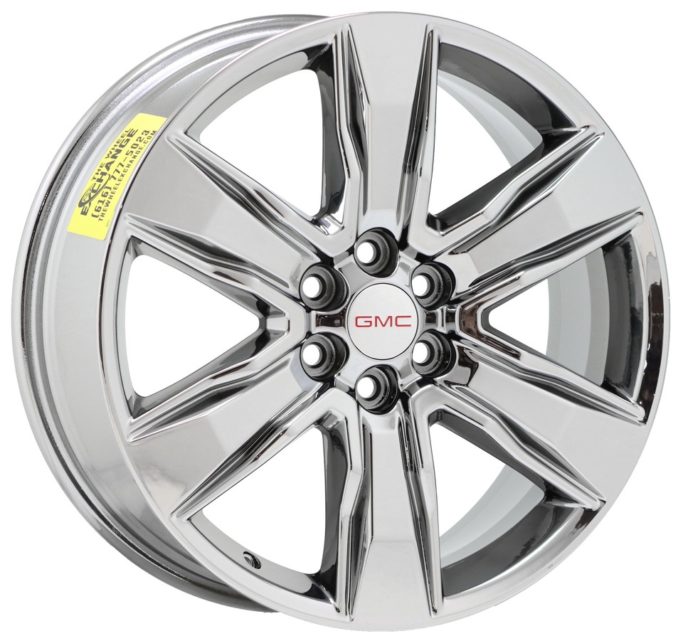 20" GMC Acadia Bright Chrome wheels rims Factory OEM set 5799 EXCHANGE ...