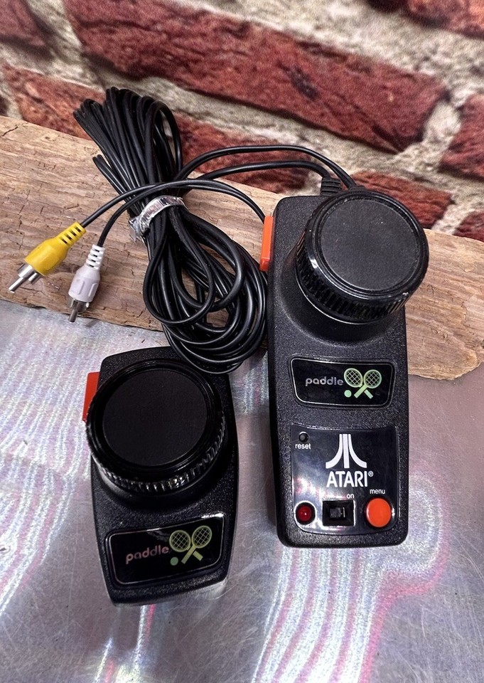 JAKKS 2004 ATARI 2600 Paddle Plug N Play 13-In-1 TV Game Dual 2 player ...