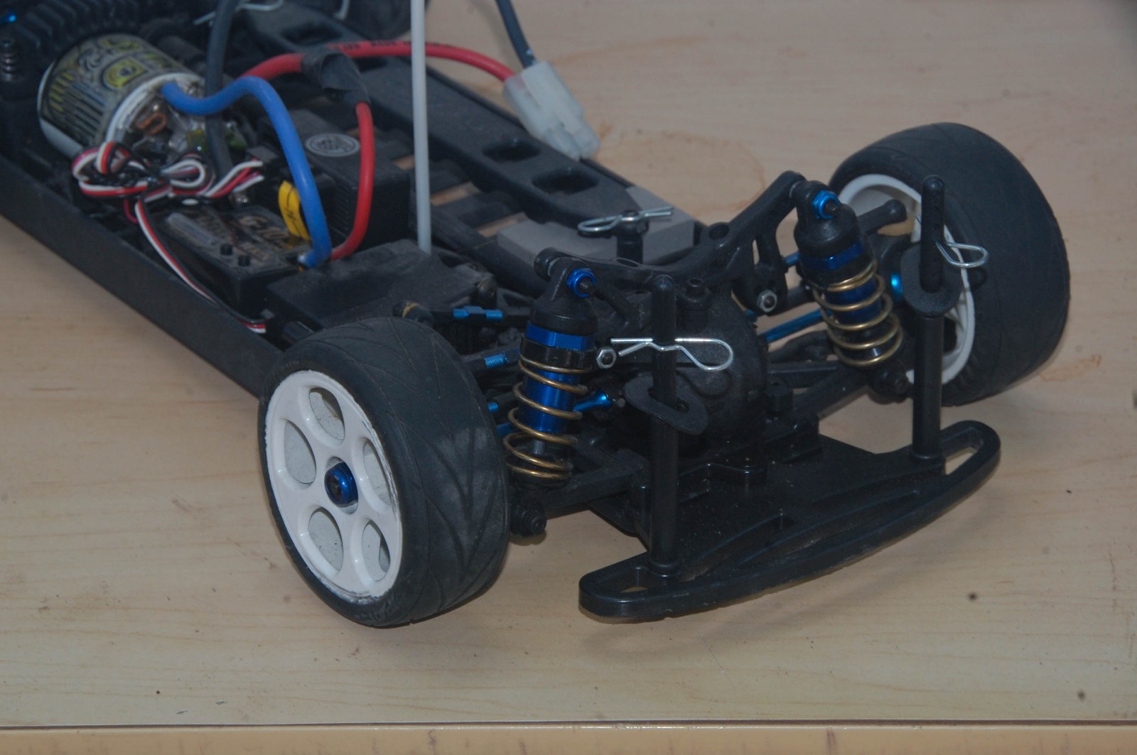 Vintage Team Associated TC4 RC touring car chassis Tekin G-10 esc ...